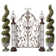 Design Toscano The Princess' Entryway Metal Garden Gate & Reviews | Wayfair
