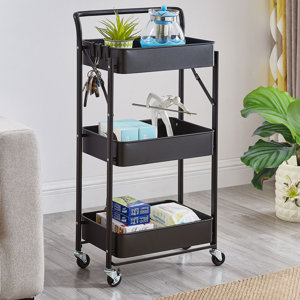 POPLARBOX Foldable Rolling Utility Cart & Reviews | Wayfair