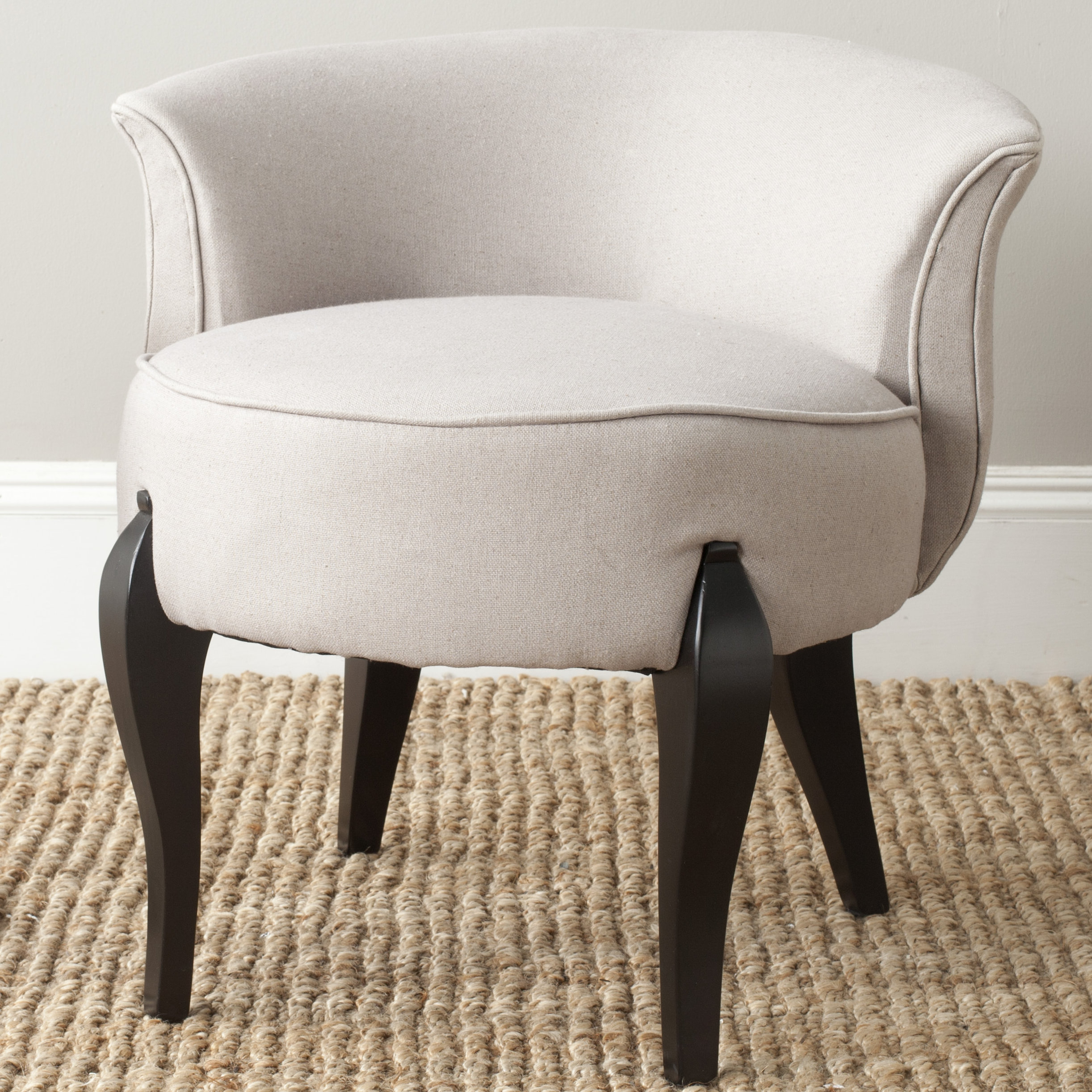 House of Hampton® Tryphosa Solid Wood Vanity Stool & Reviews | Wayfair