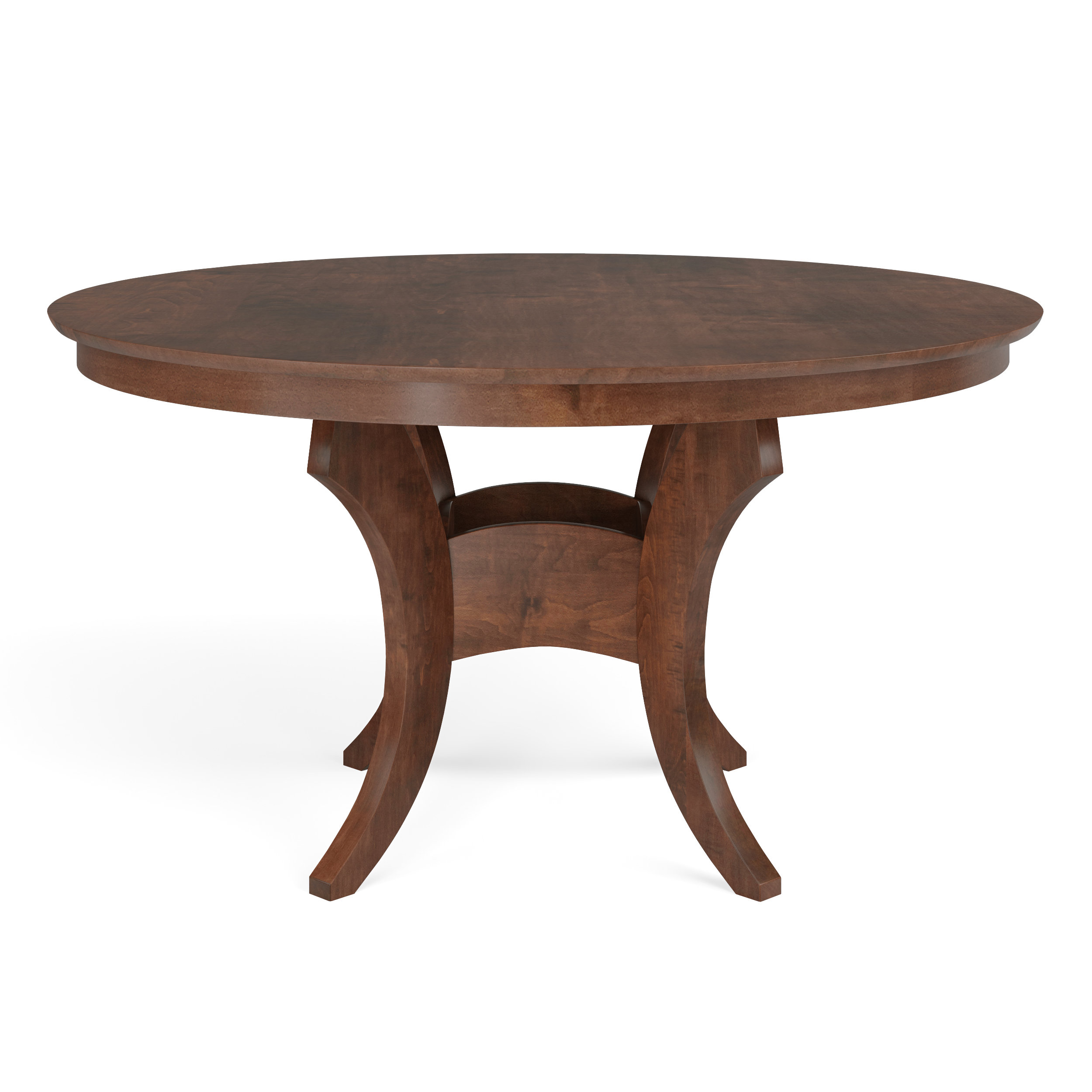 Red Barrel Studio® Crescent Base Pedestal Dining Table | Wayfair