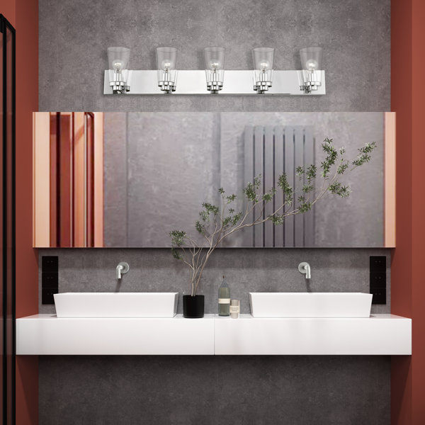 Latitude Run® Yazlyn 5 - Light Dimmable Bath Bar | Wayfair