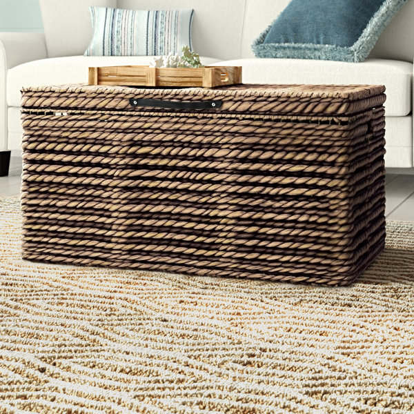 Highland Dunes Middleham Wicker Trunk & Reviews | Wayfair
