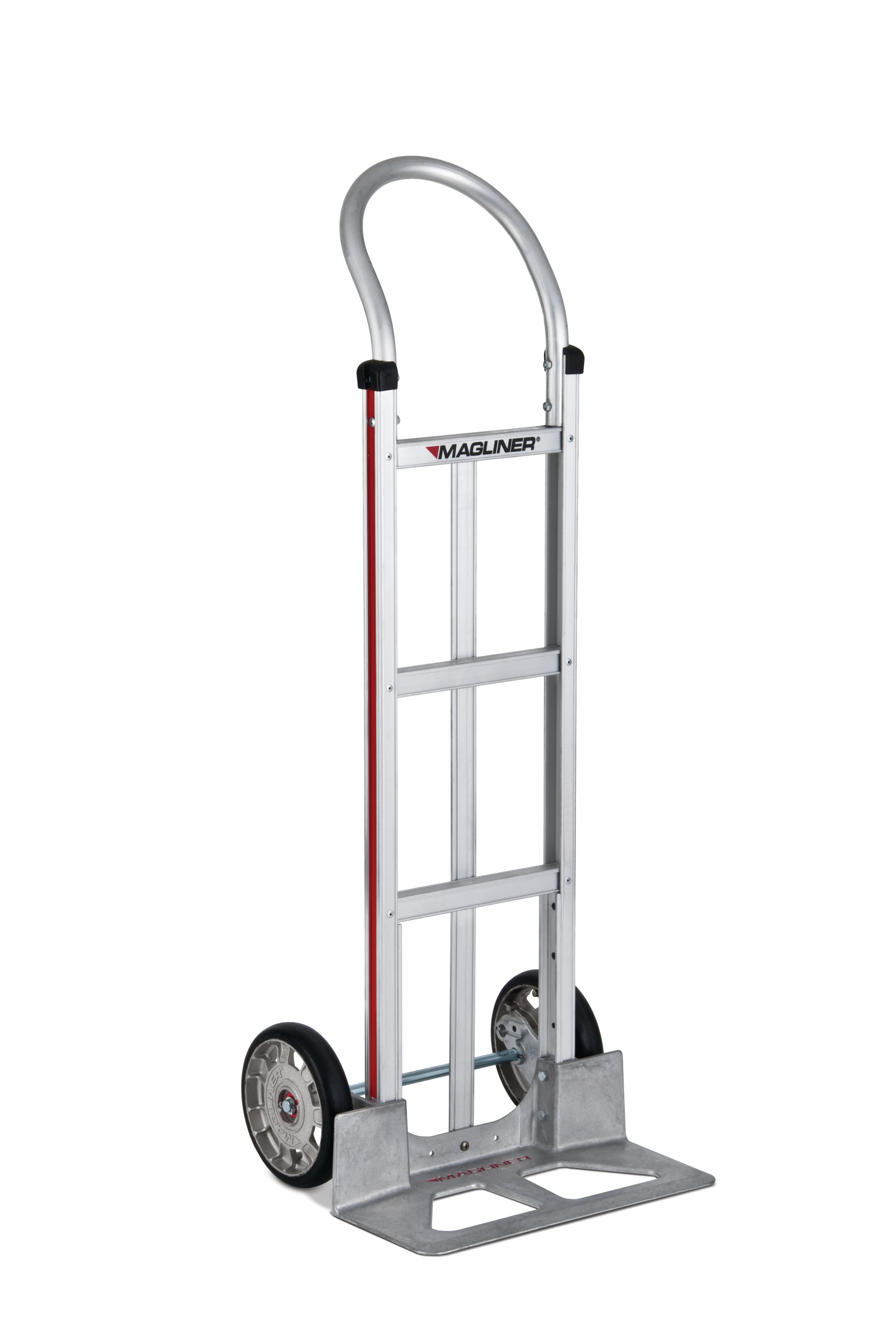 Magliner Hand Truck With Straight Frame, Horizontal Loop, Die-Cast Nose ...