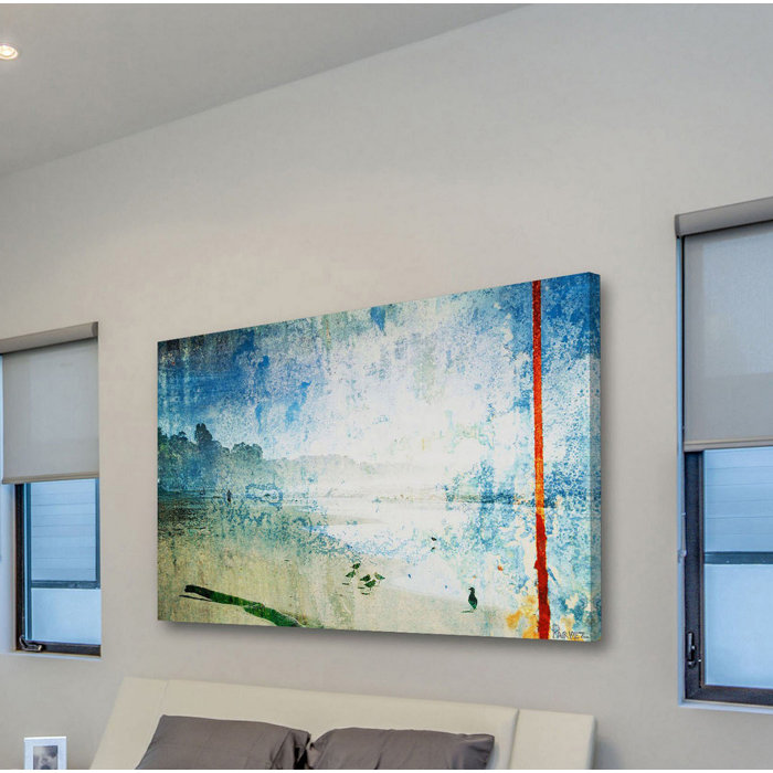 ParvezTaj 'Bluffs' by Parvez Taj Painting Print on Wrapped Canvas ...