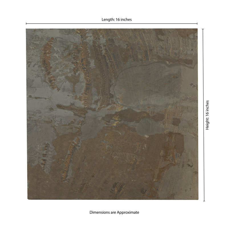 MSI Rustic Gold 16" x 16" Gauged Slate Field Tile & Reviews | Wayfair