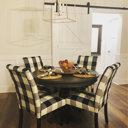 Madison Park Signature Helena Round Wood Pedestal Dining Table ...