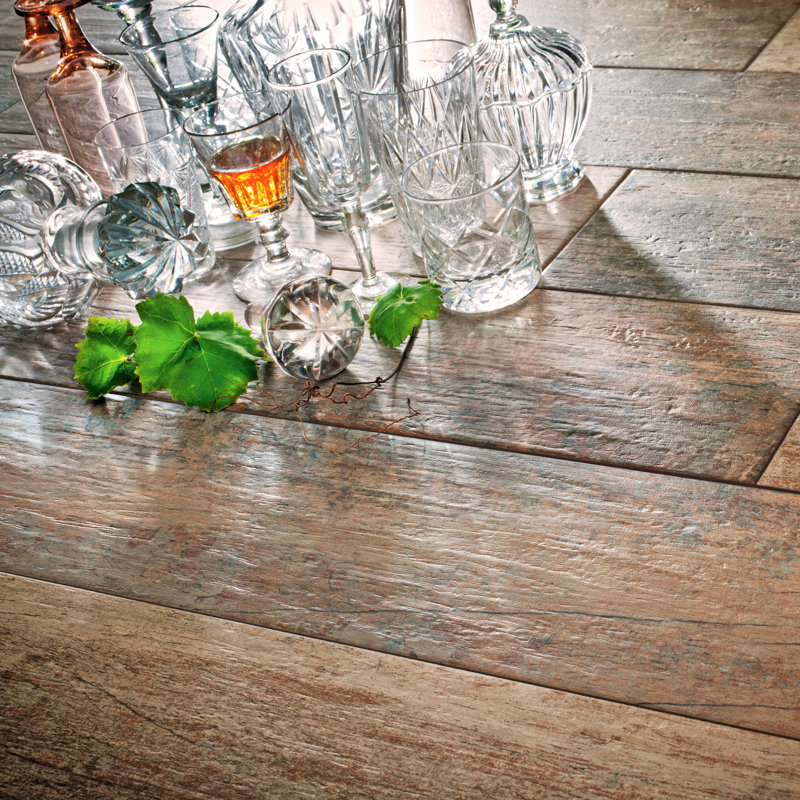 Merola Tile Cava 6" x 32" Porcelain Wood Look Singular Floor and Wall ...