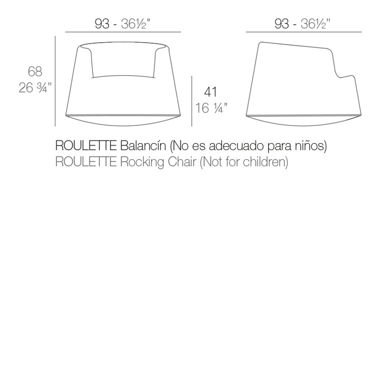 Vondom Roulette Outdoor Lounge Chair | Wayfair