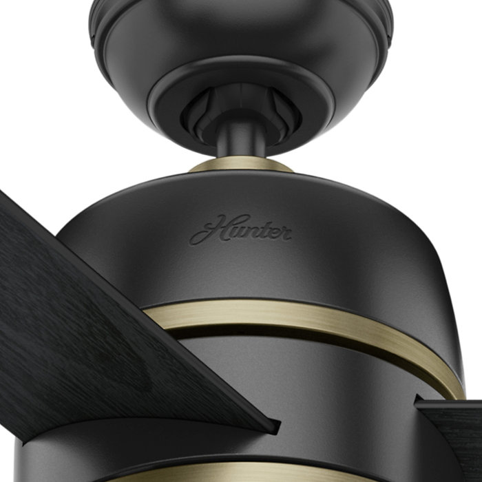 Hunter Fan 60" Bureau 3 - Blade LED Standard Ceiling Fan with Remote ...