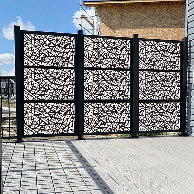 e-Joy 6 ft. H x 4 ft. W Metal Fencing | Wayfair