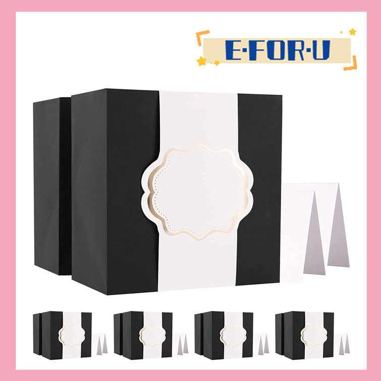 E.FOR.U 10 Gift Boxes With Wrap Bands | Wayfair