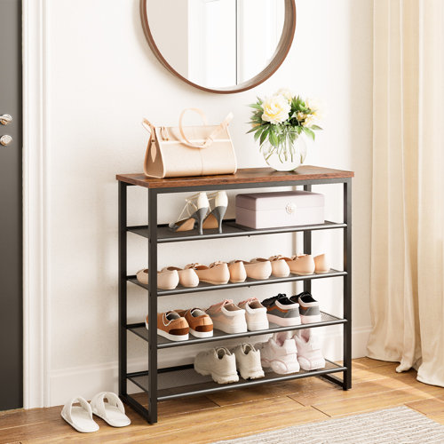 17 Stories Alheide 5 Tier 20 Pair Shoe Rack & Reviews | Wayfair