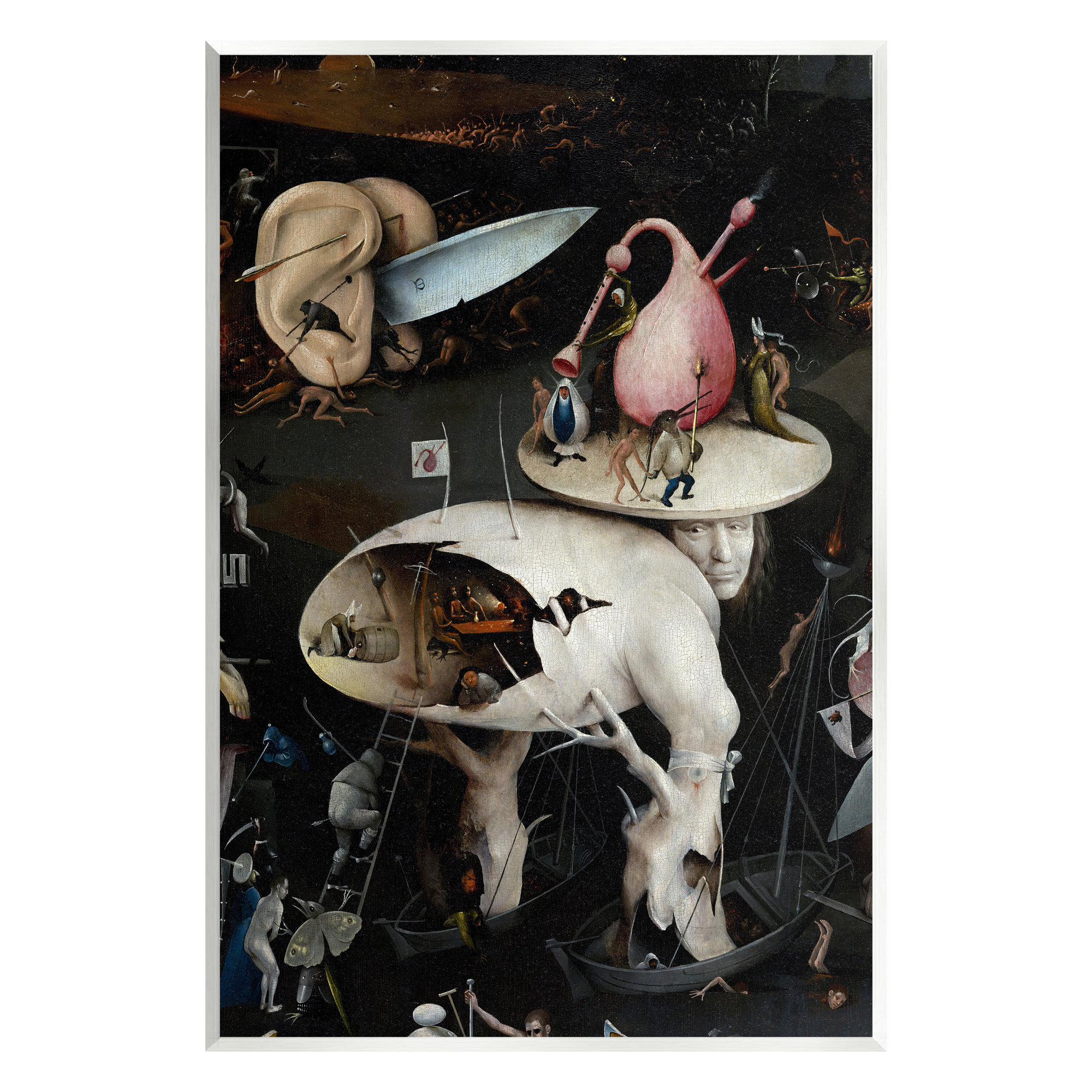 Stupell Industries Garden Of Earthly Delights Right Panel Detail Hieronymus Bosch by ...