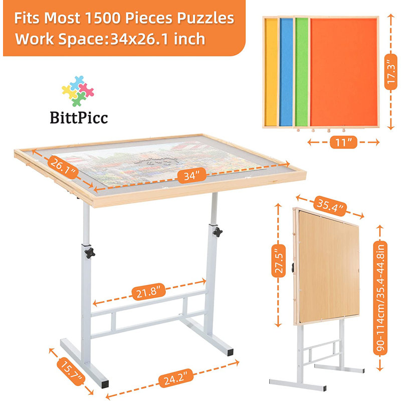 BittPicc Puzzle Table | Wayfair