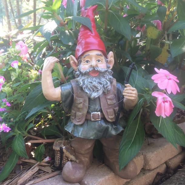 HomeStyles Nowaday Gnome Golfer Garden Statue & Reviews | Wayfair