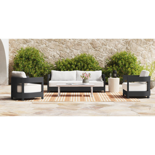 Joss & Main Everlee Patio Chair with Cushions & Reviews | Wayfair
