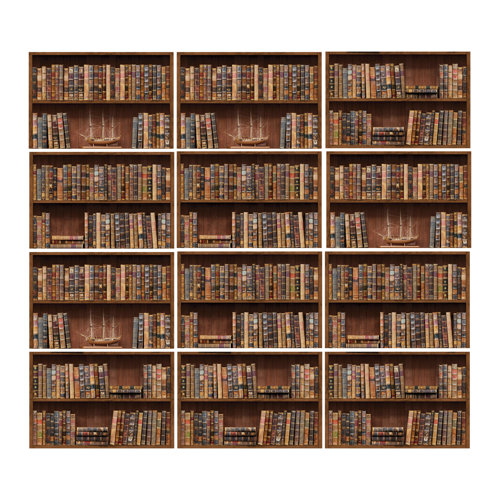Ebern Designs Vintage Library Wall Decal | Wayfair