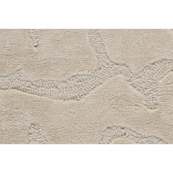 Mercer41 Barbarra Handmade Wool Natural/Beige/Tan Rug & Reviews | Wayfair