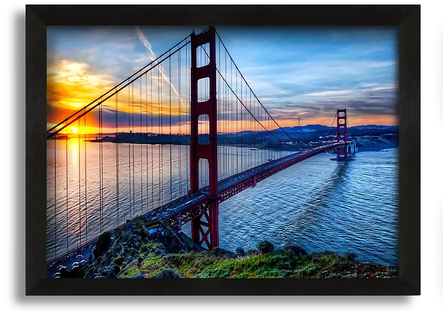 Brayden Studio Sunrise At San Francisco - Picture Frame Photograph on ...