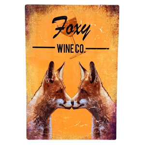 Maturi Woolery Foxy Wine Co Brewery Signs and Plaques | Wayfair.co.uk