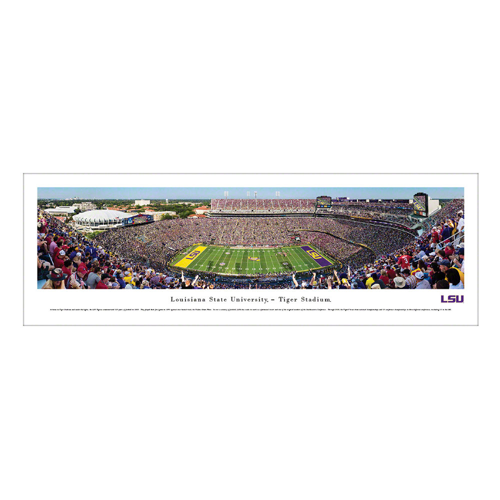 BlakewayPanoramas NCAA LSU Football Panoramic Print | Wayfair