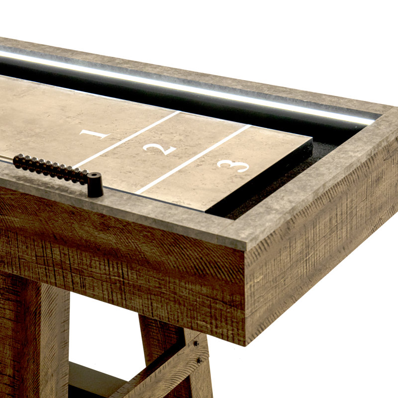 American Legend Stonebridge 9' Led Shuffleboard Table W/ Bowling ...