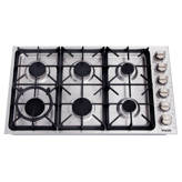 ThorKitchen Thor Kitchen 36'' Gas 6 Burner Cooktop & Reviews | Wayfair