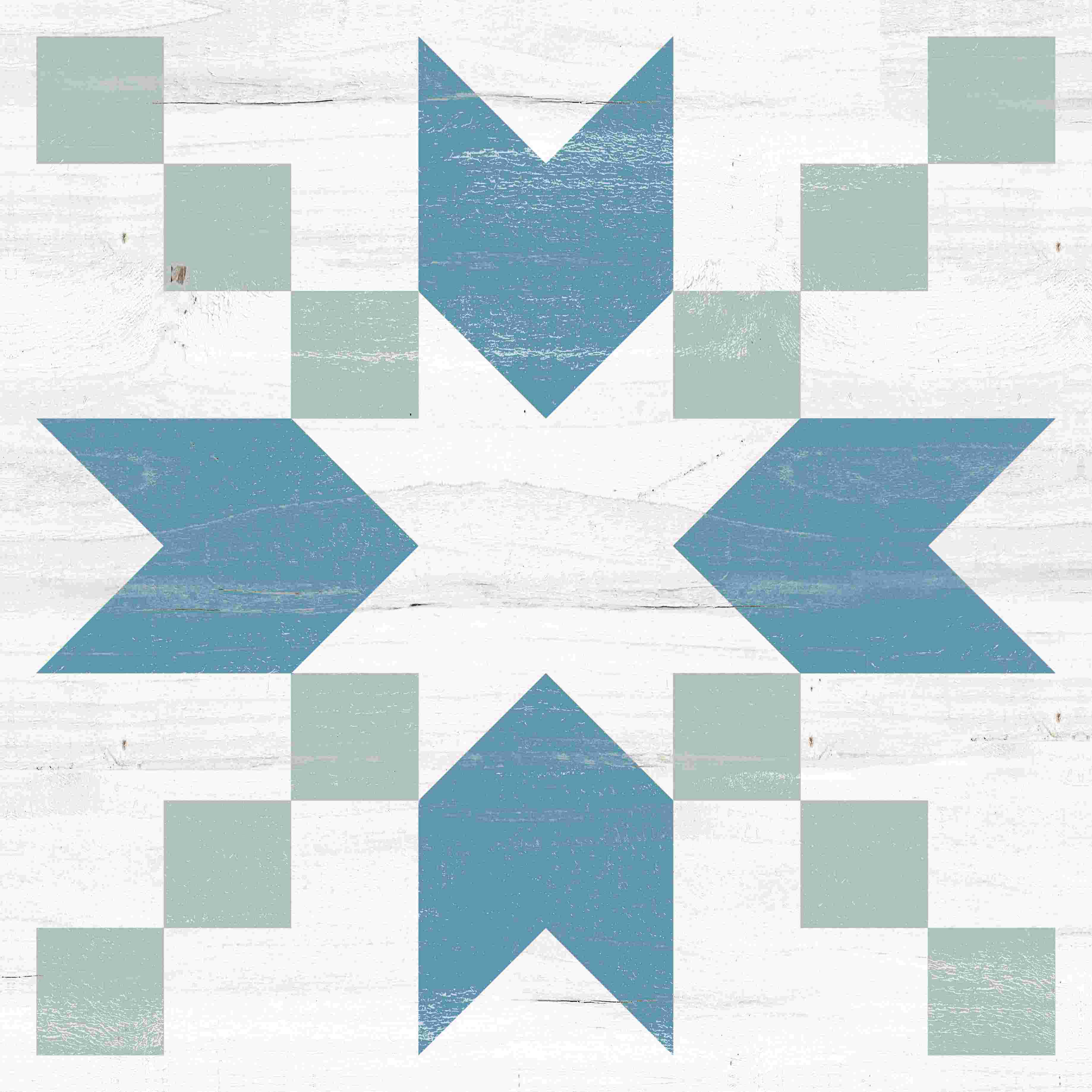 August Grove® Soft Barn Quilt - Wrapped Canvas Print | Wayfair