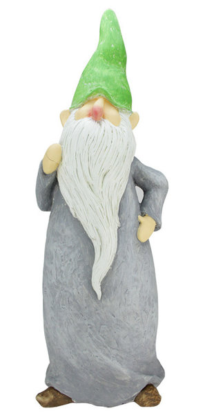 Northlight 29" Standing Gnome with Robe Outdoor Garden Statue | Wayfair