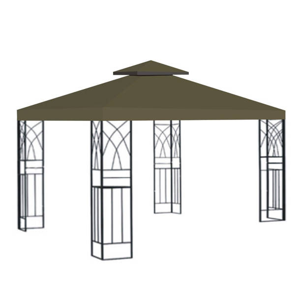 SunriseOutdoorLTD Replacement Sunshade Double Tier Canopy Top Patio ...