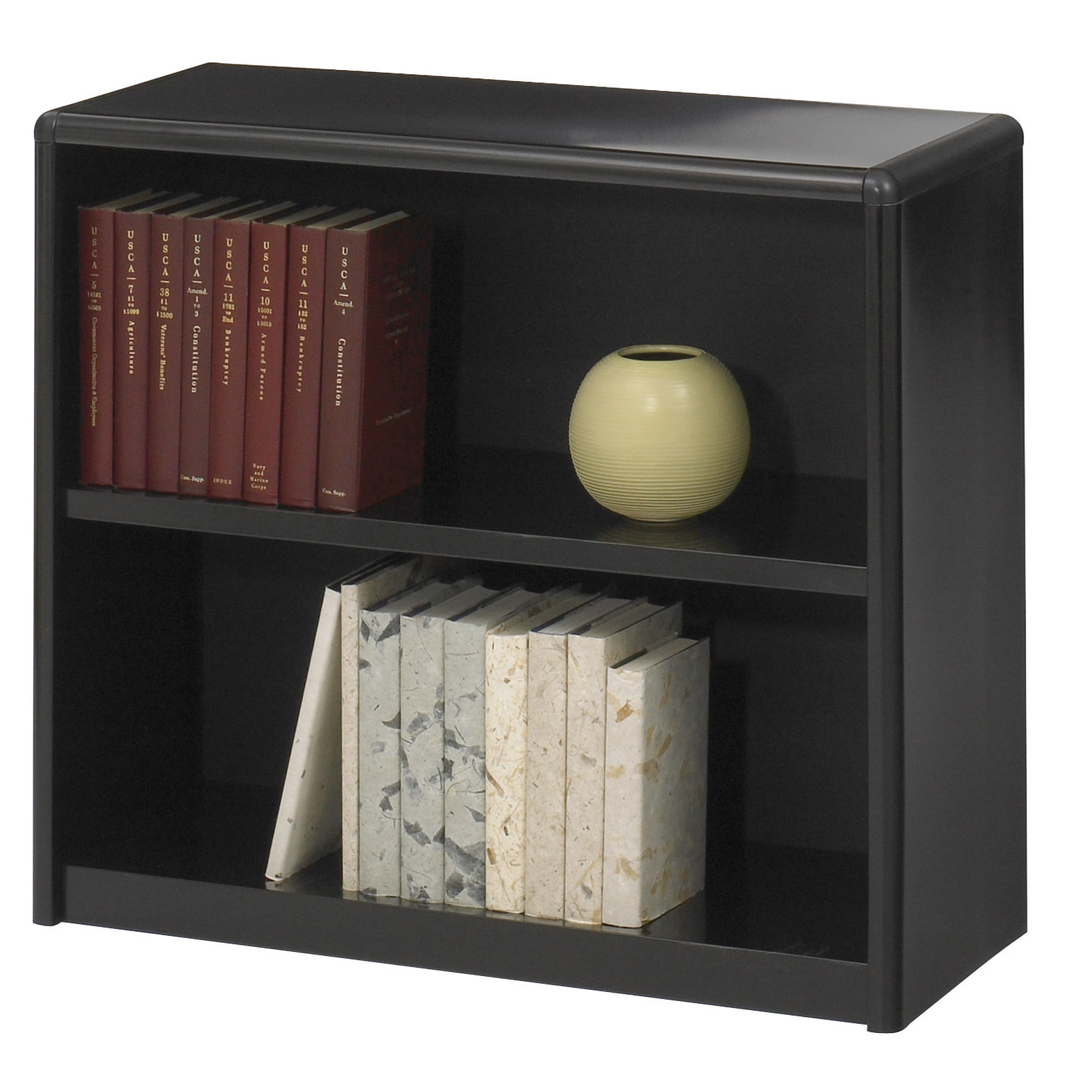 Symple Stuff Trogdon 28'' H x 31.75'' W Steel Standard Bookcase ...