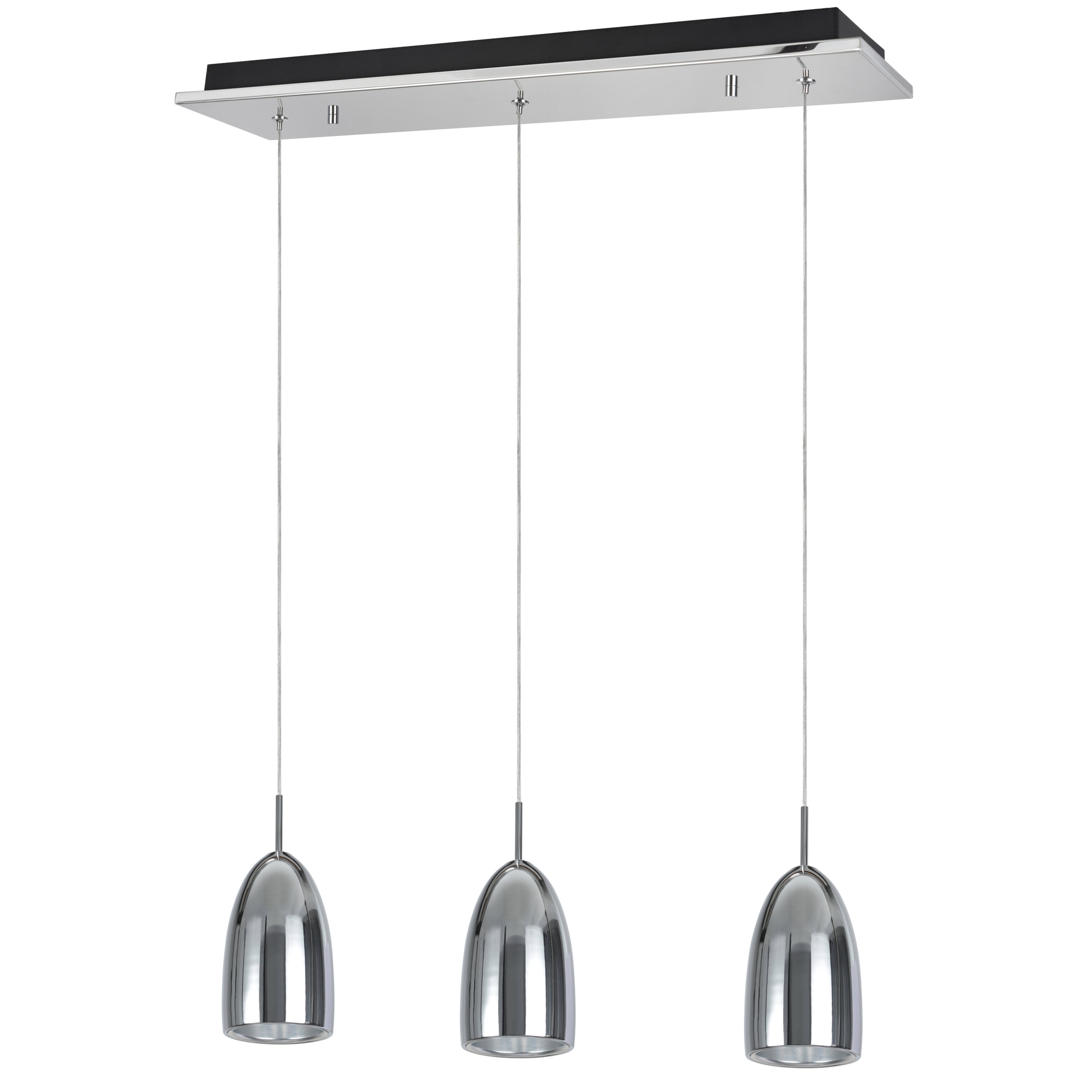 Aspen Creative Corporation 3 - Light Kitchen Island Bell LED Pendant ...