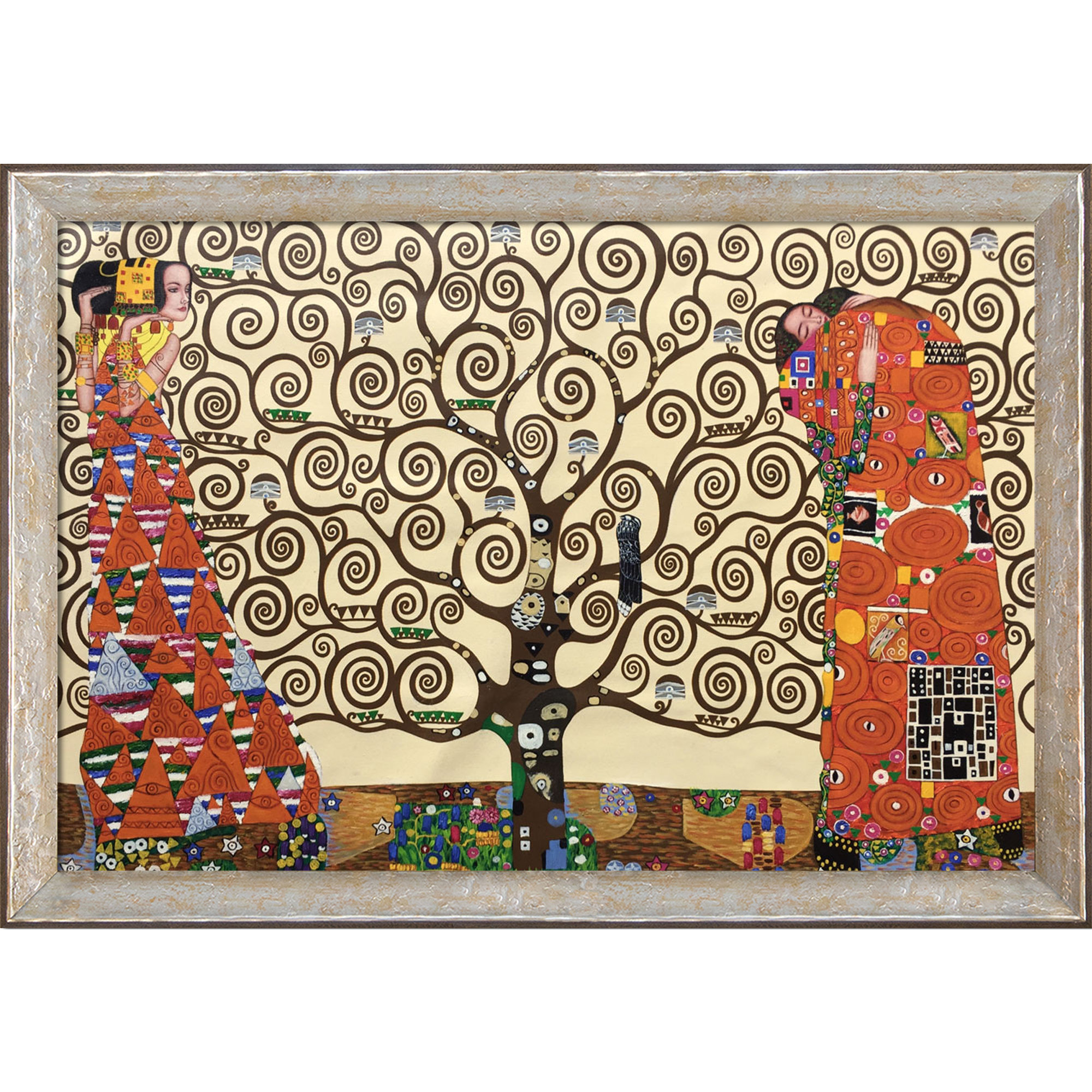 Overstock Art The Tree Of Life, Stoclet Frieze, 1909 by Gustav Klimt ...