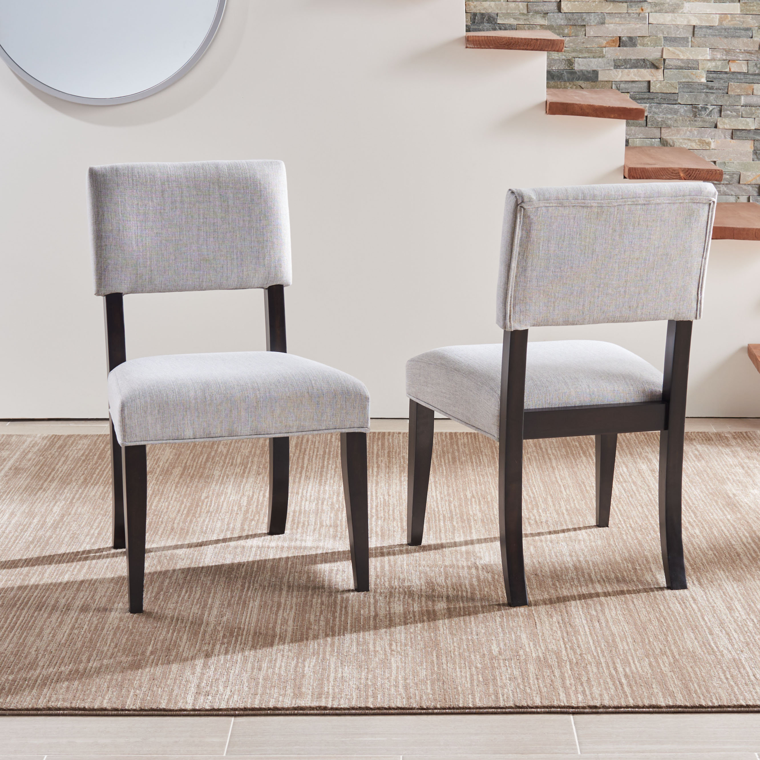 SafaviehCouture Side Chair in Light Taupe & Reviews | Wayfair