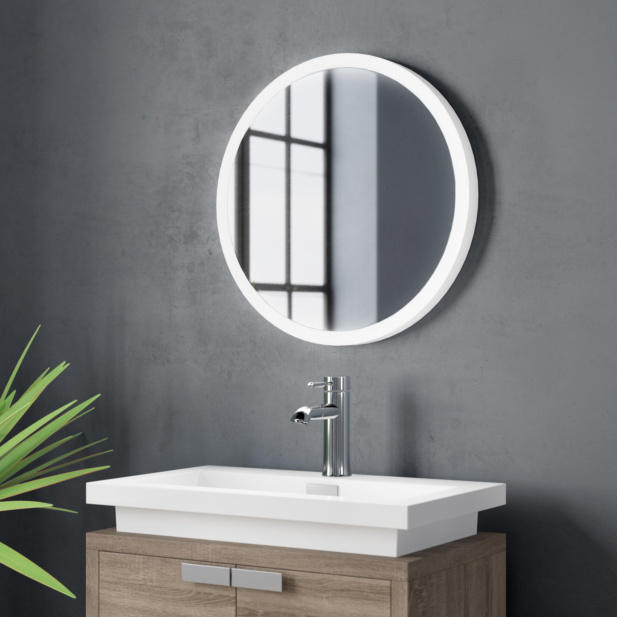 Ivy Bronx Iolanthe Round Wall Mirror & Reviews | Wayfair