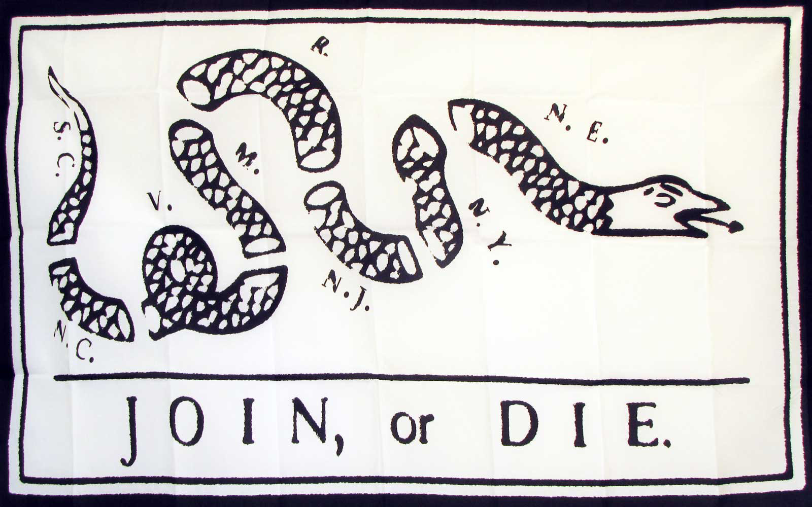 NeoPlex Join or Die Rattlesnake Traditional Flag | Wayfair