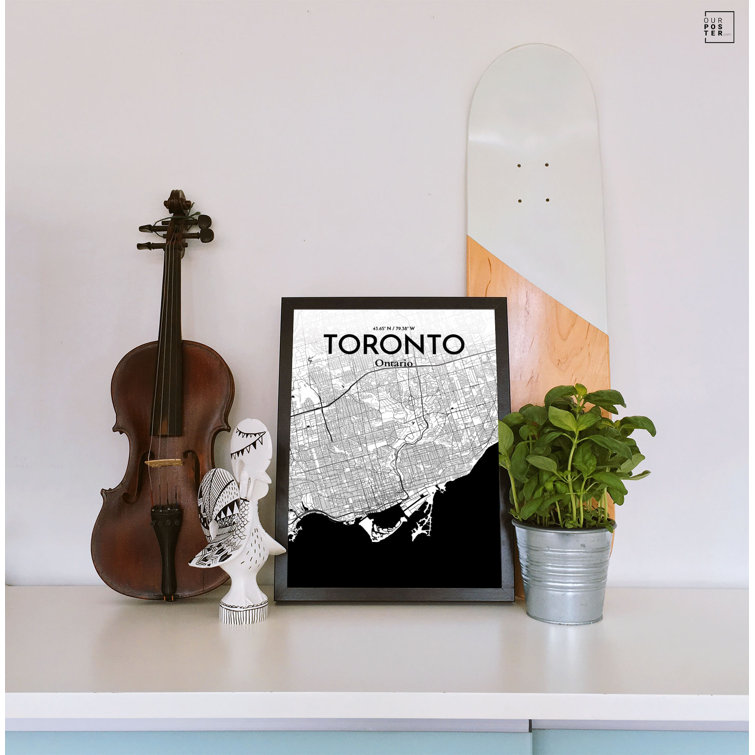 OurPoster.com Toronto City Map - Panoramic Graphic Art & Reviews ...