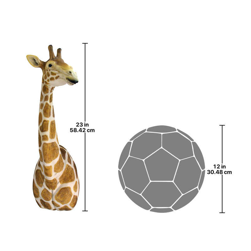 Design Toscano African Savanna Giraffe Wall Décor & Reviews | Wayfair