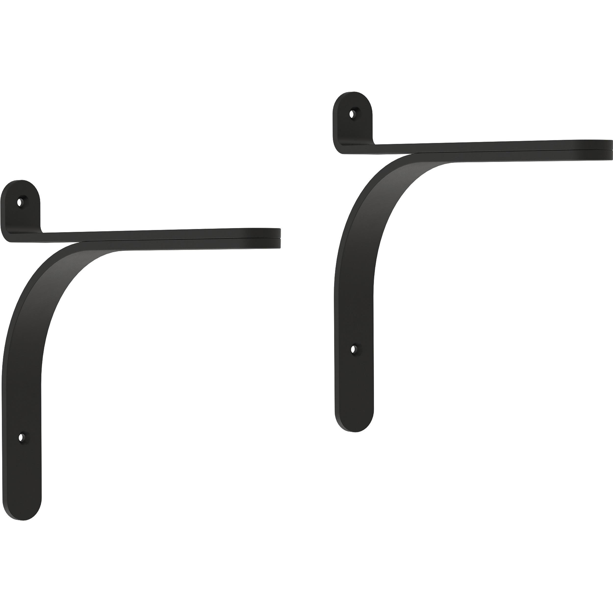 Franklin Brass Fluid Curved Shelf Brackets | Wayfair