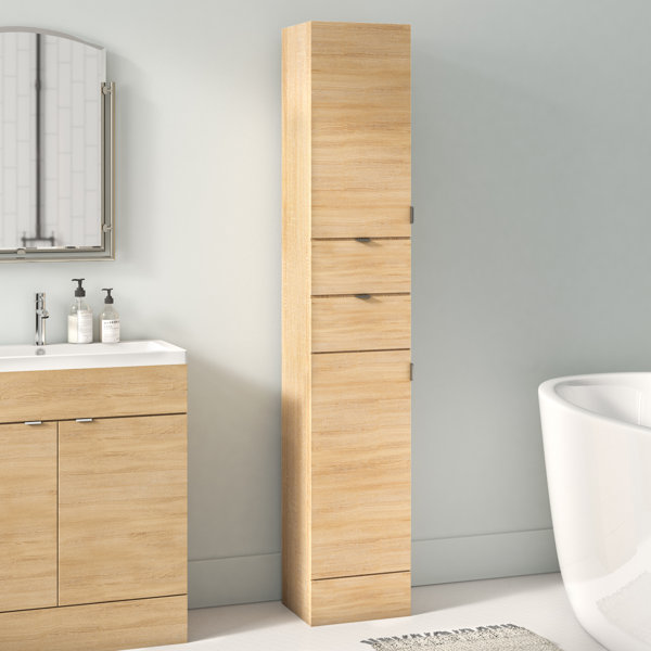 Hudson Reed Freestanding Tall Bathroom Cabinet | Wayfair.co.uk