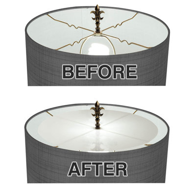 Home Concept 15.5" Round Diffuser Translucent Frosted White & Reviews ...