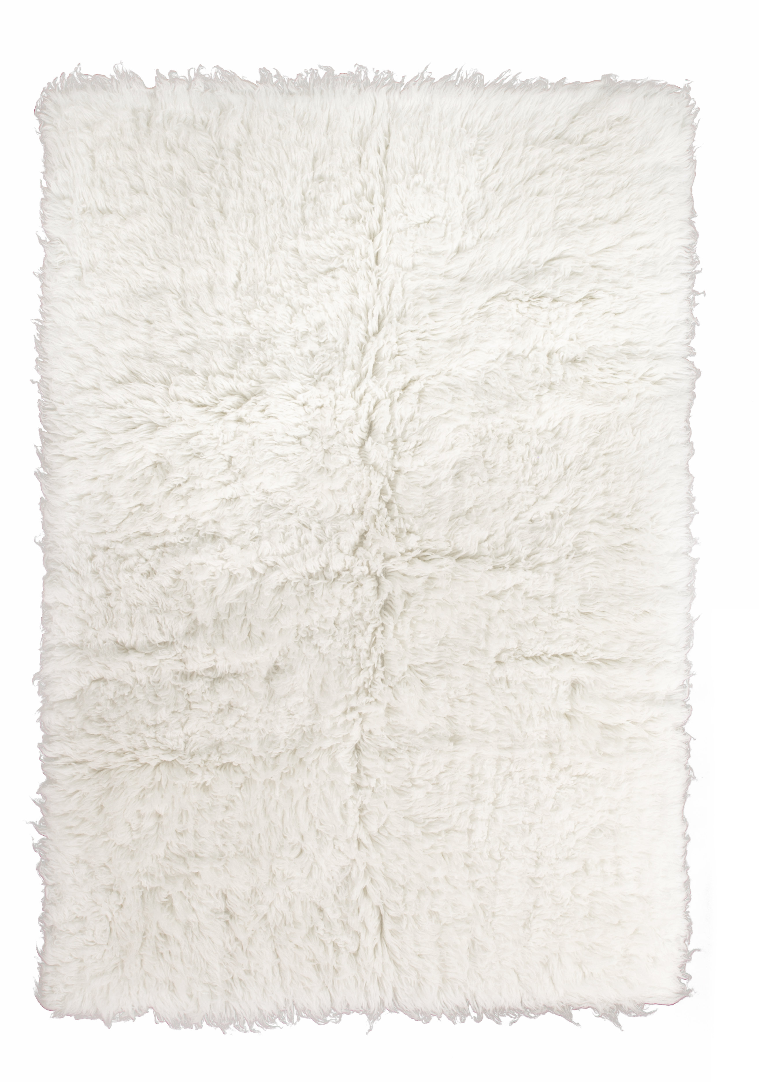 Wrought Studio Stonecipher Handmade Hand Loomed Wool Bone White Rug ...