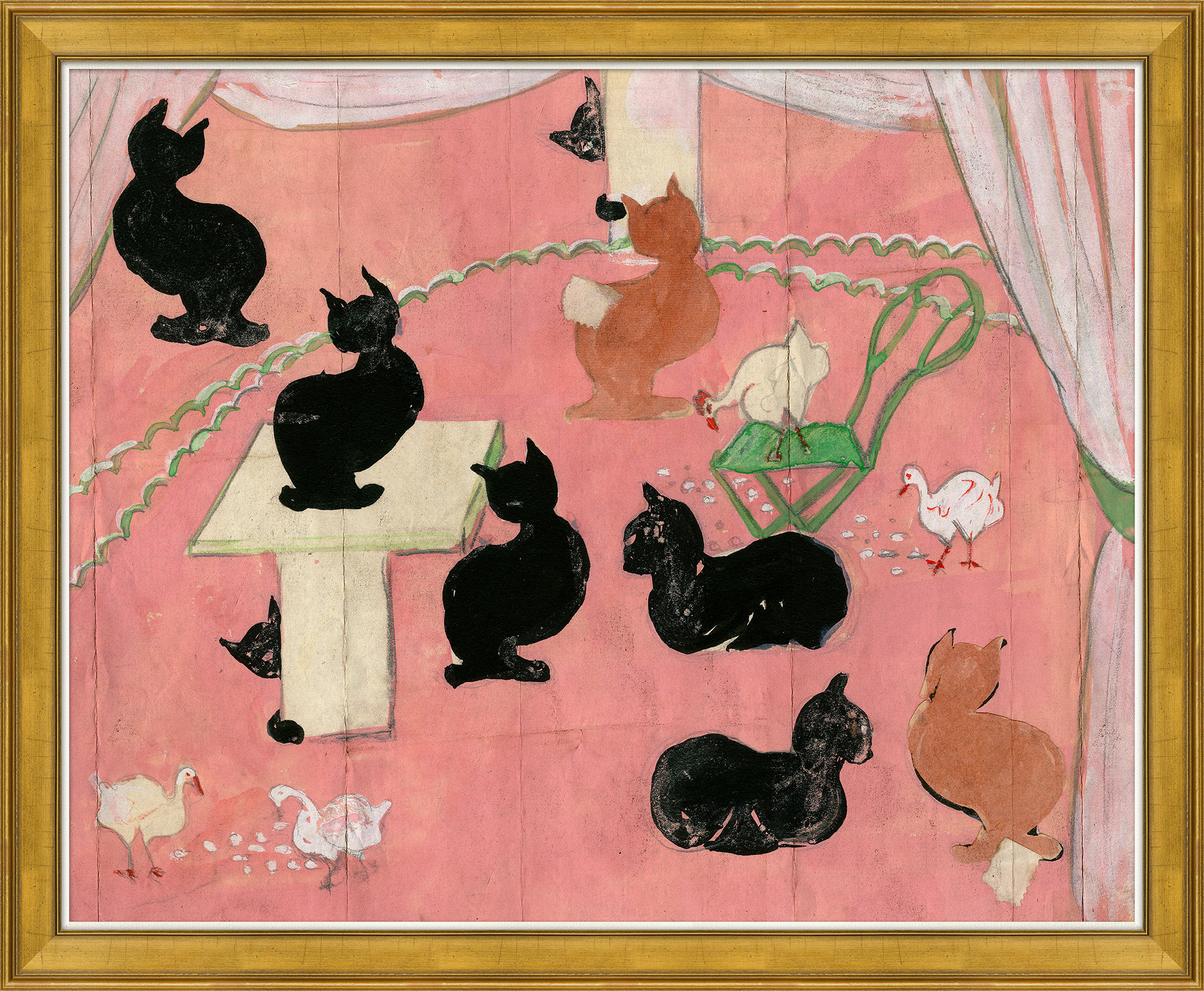 Soicher-Marin Cats - Picture Frame Print on Paper | Perigold