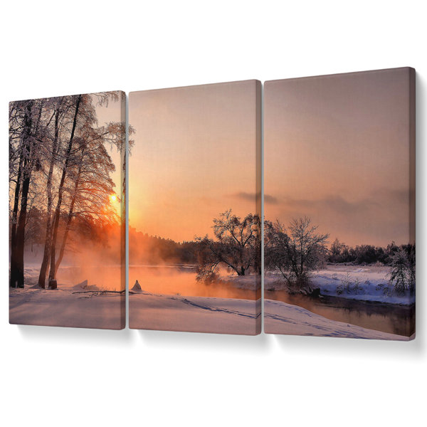 Evening In December Canvas | Wayfair.co.uk