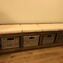 Union Rustic Alyson Wood Storage Bench & Reviews | Wayfair.co.uk