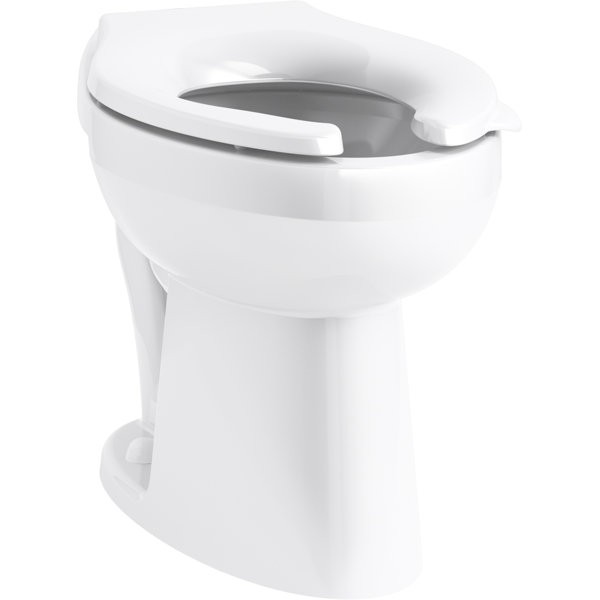 Kohler Highcliff Ultra Ada-Height Flushometer Bowl with Rear Spud | Wayfair