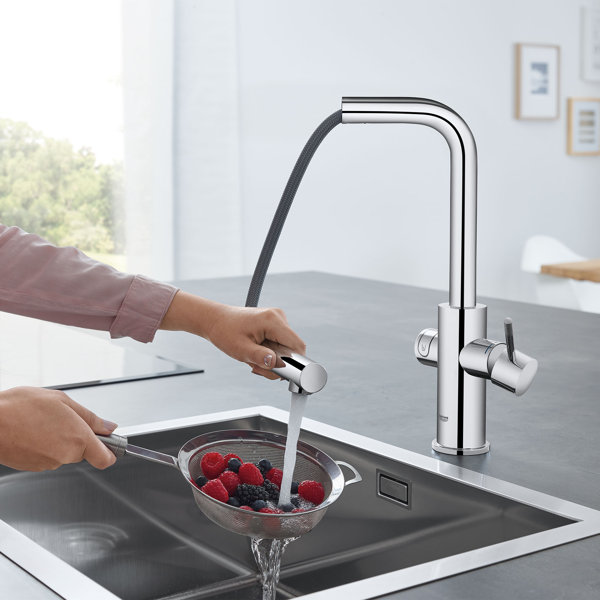 GROHE Blue Pull Out Kitchen Faucet & Reviews | Wayfair