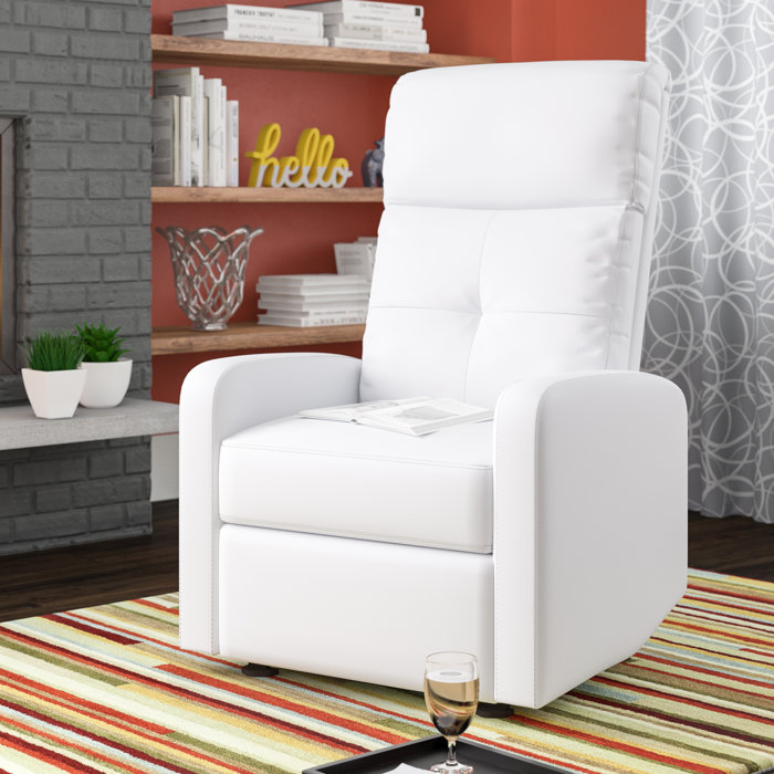 Latitude Run® Suai Vegan Leather Recliner & Reviews | Wayfair