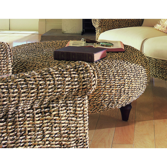 Padmas Plantation Tropical Upholstered Ottoman & Reviews | Wayfair