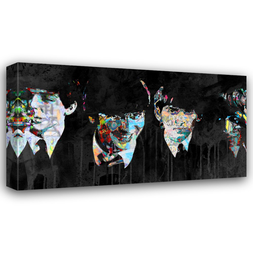 Red Barrel Studio® Beatles Peace Within On Canvas by Stephen Chambers ...